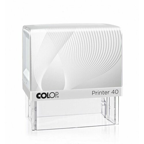 Colop Printer 40 STANDART Автоматическая оснастка для штампа (штамп 59 х 23 мм.), Белый