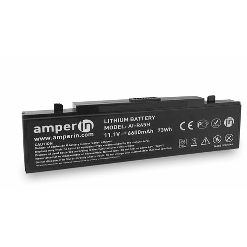 Аккумулятор усиленный Amperin для Samsung AA-PL8NC6B 11.1V (6600mAh)