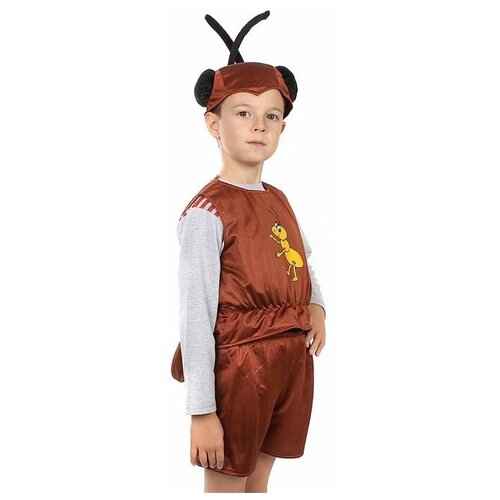 Бока Детский карнавальный костюм "Муравей", рост 122-134 см
