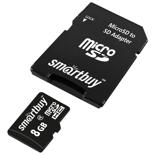 Карта памяти SmartBuy microSDHC 8 GB