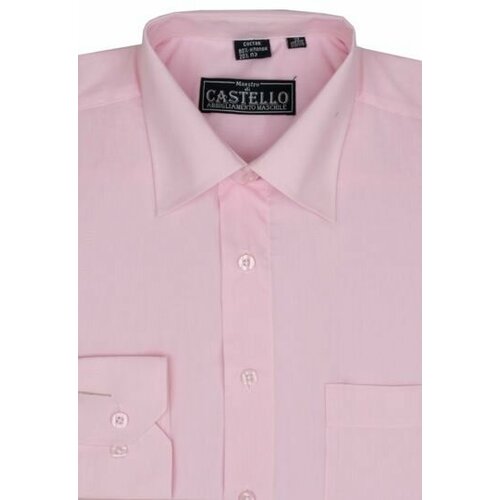 Рубашка Maestro, размер 50RU/L/170-178/41 ворот, розовый