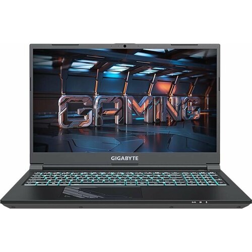 GigaByte Ноутбук Gigabyte G5 Core i5 13500H 16Gb SSD512Gb NVIDIA GeForce RTX4050 6Gb 15.6" IPS FHD (1920x1080) Windows 11 black WiFi BT Cam (MF5-52KZ353SH)