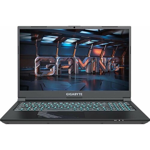 GIGABYTE Ноутбук Gigabyte G5 Core i5 13500H 16Gb SSD512Gb NVIDIA GeForce RTX4050 6Gb 15.6" IPS FHD (1920x1080) Free DOS black WiFi BT Cam (MF5-52KZ353SD)