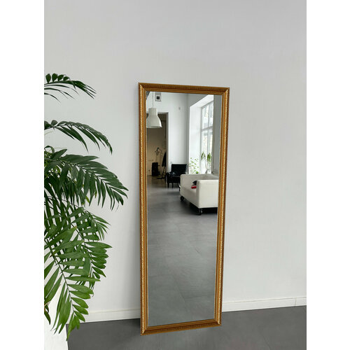 Зеркало интерьерное Magica 50x160, золотой, пластиковая рама