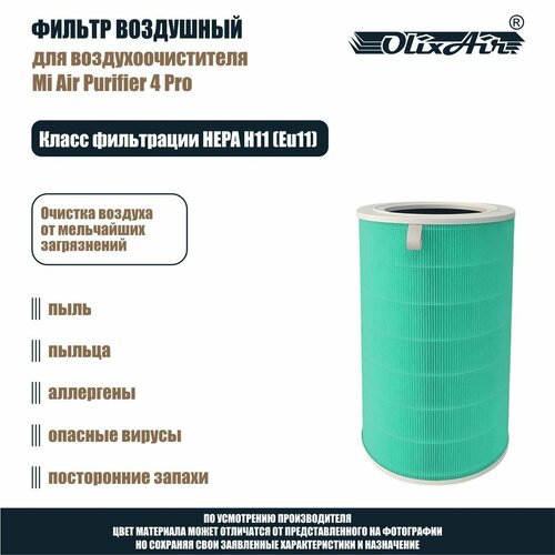 Фильтр воздушный для Mi Air Purifier 4 Pro c меткой RFID, HEPA H11 (BHR5062GL/M15R-FLP-GL). X42Pro