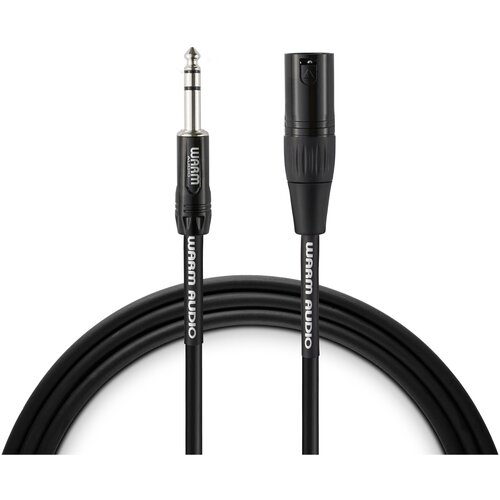 Кабель аудио 1xJack - 1xXLR Warm Audio Pro-XLRm-TRSm-3 0.9m