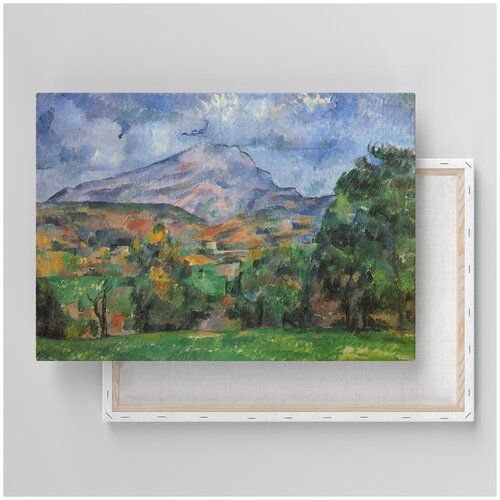 Картина на холсте с подрамником / Cezanne Paul / Сезанн Поль - Гора св. Виктории