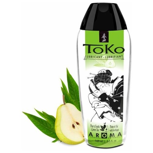 Лубриканты SHUNGA Интимный гель серии TOKO AROMA: аромат Экзотический зеленый чай и груша, 165мл