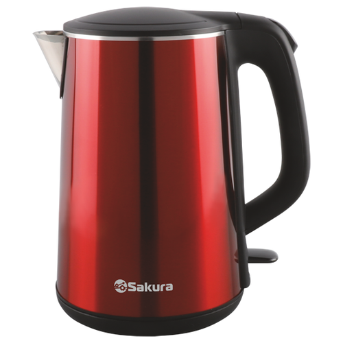 Чайник Sakura SA-2156, красный металлик/черный