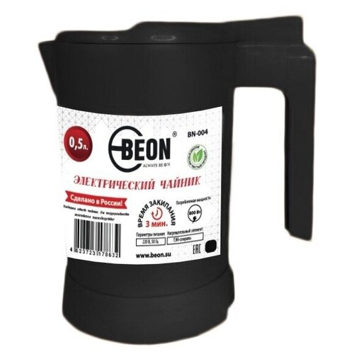 Чайник Beon BN-004 0.5л, черный