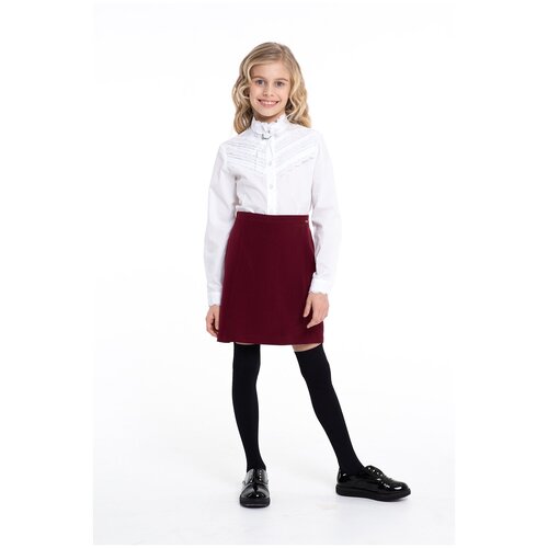 Школьная юбка Инфанта, размер 152-76, бордовый