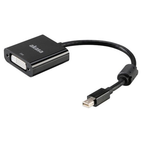 Аксессуар Akasa Mini DisplayPort - DVI Active Converter 20cm AK-CBDP16-20BK