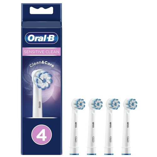 Насадки для зубной щетки Oral EB60 Sensitive Clean 4 шт