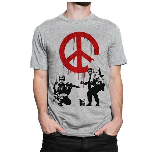 Футболка DS Apparel, размер S, серый