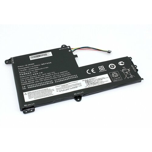 Аккумулятор для Lenovo L15M3PB0 11.4V (3600mAh)