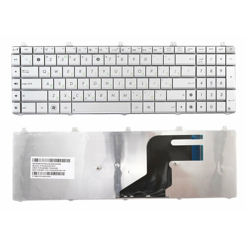Клавиатура для ноутбука Asus MP-11A16SU-6920, русская, серебристая