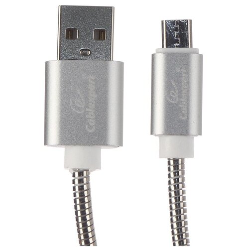 Аксессуар Gembird Cablexpert USB AM/microBM 1m Silver CC-G-mUSB02S-1M