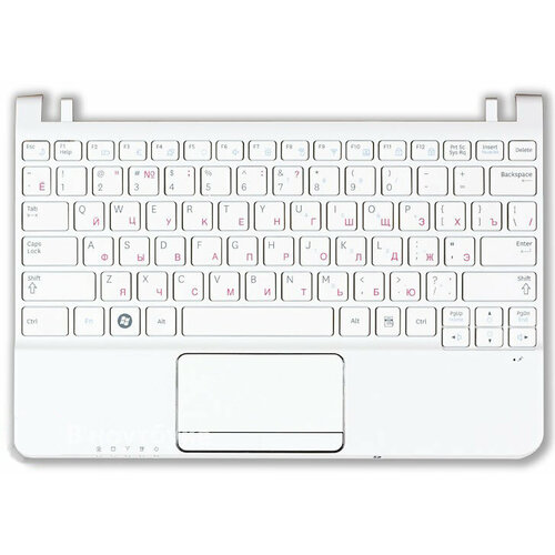 Клавиатура для ноутбука Samsumg BA59-02704C топ-панель белая
