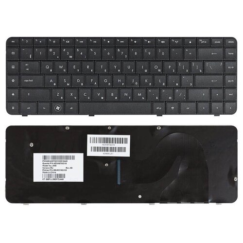 Клавиатура для ноутбука HP Compaq Presario G62-a30er черная