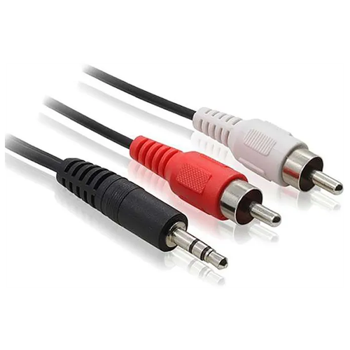 Кабель Jack 3.5 mm - 2RCA, тюльпан-джек, провод 7 м