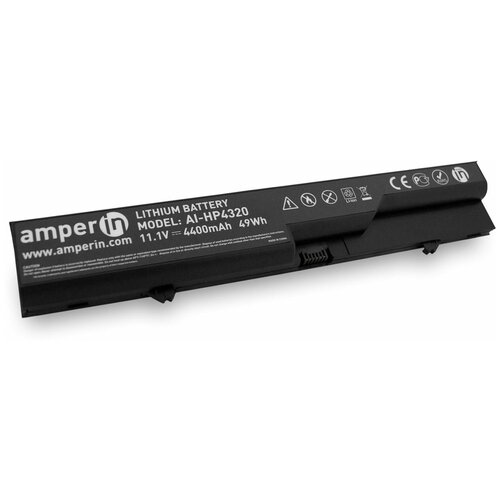 Аккумуляторная батарея Amperin для ноутбука HP 593573-001 11.1V (4400mAh)