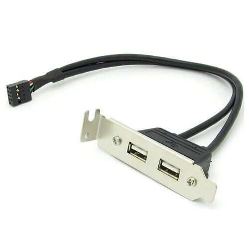 Планка USB2.0 Orient C026 низкопрофильный эвывод 2-х портов usb2.0 с материнской платы на корпус