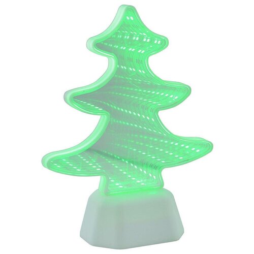 Светильник светодиодный ночник зеркальный елка зеленый пластик 144х70х190 NL-10