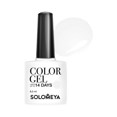 Solomeya гель-лак для ногтей Color Gel, 8.5 мл, 37 г, Super White/Супер белый 125