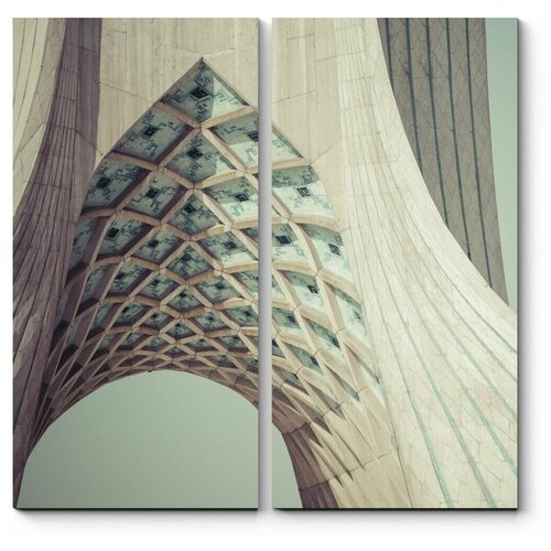 Модульная картина Взгляд на башню Азади40x40