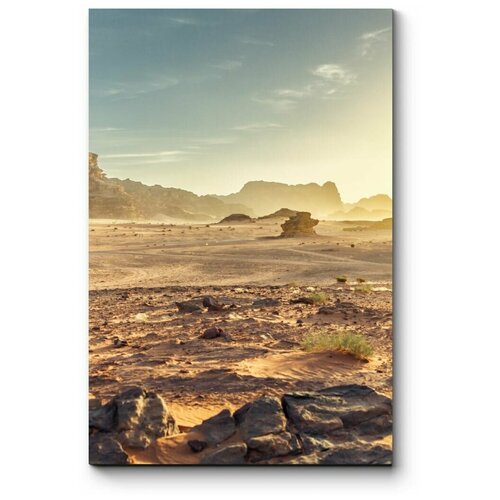 Модульная картина Освещенная солнцем пустыня 40x60