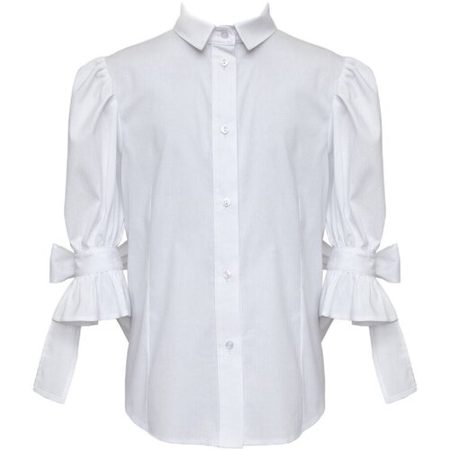 Школьная блуза SLY, размер 146, белый