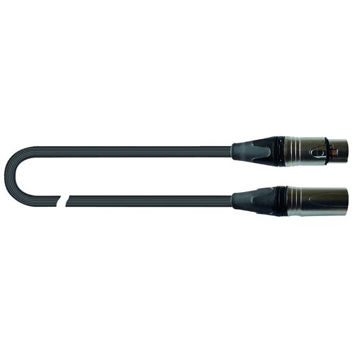Микрофонный кабель серии Just с металлическими разъемами XLR мама - XLR папа, длина 2 метра - QUIK LOK JUST MF 2 SL