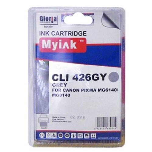Картридж MyInk CLI-426GY PIXMA MG6140/8140, серый, для струйного принтера, совместимый