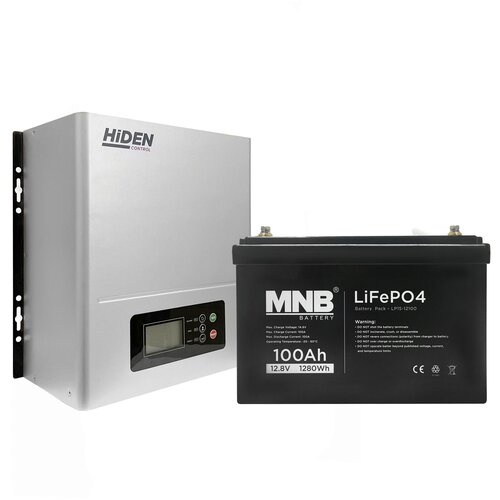 Hiden Комплект ИБП HPS20-0612N-100L (с литиевым аккумулятором 100 Ач)