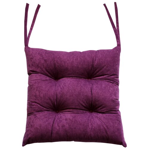 Подушка на стул MATEX Velours, 42x42 см, фиолетовый