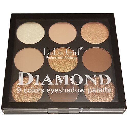 Палетка теней для глаз DoDo Girl Diamond Eyeshadow Palette, 9 оттенков, набор 01
