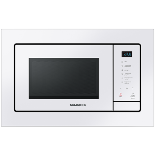Микроволновая печь встраиваемая Samsung MS20A7118AW/BW, белый