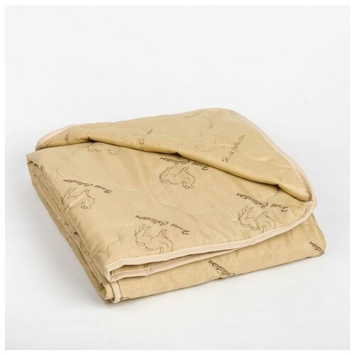 Одеяло облегченное Адамас "Верблюжья шерсть", размер 172х205 5 см, 200гр/м2, чехол п/э./В упаковке шт: 1