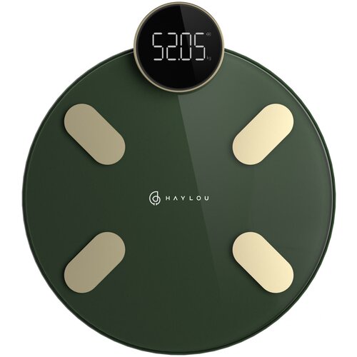 Умные диагностические электронные весы Haylou Smart Body Fat Scale (Green) / Встроенный аккумулятор / 18 различных показателей