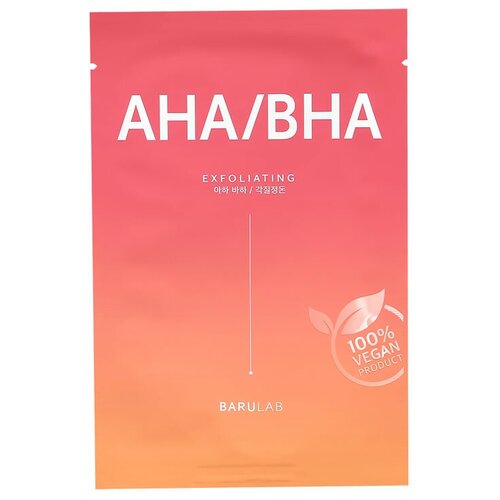 Маска для лица BARULAB с AHA, BHA-кислотами (обновляющая) 23 г