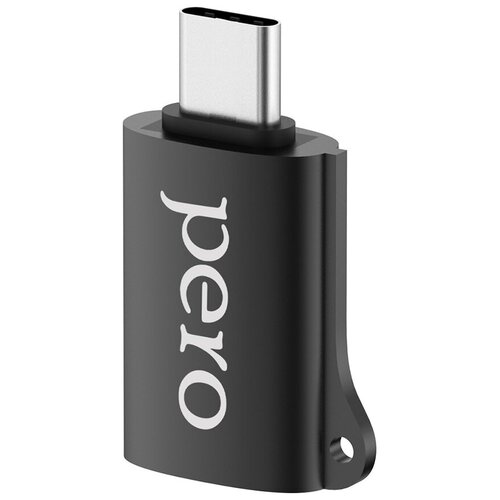 PERO OTG-адаптер AD02 USB 2.0 - USB Type-C (black)