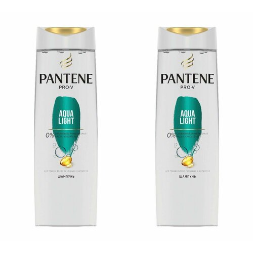 Pantene Pro-V Легкий питательный шампунь для тонких и склонных к жирности волос Aqua Light, 250 мл, 2 шт/