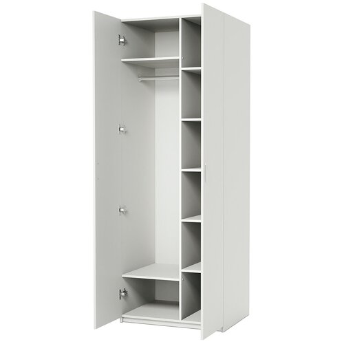 Шкаф комбинированный Шарм-Дизайн ДОК-2 80х60х240 белый