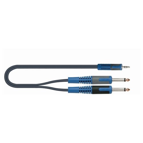 QUIK LOK RKSA140-5 компонентный кабель, 5 метров, разъёмы 2 Mono Jack Male - Stereo Mini Jack