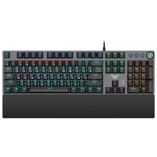 Игровая клавиатура AULA Fireshock V2 Mechanical Wired Keyboard Black USB черный