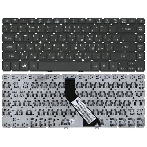 Клавиатура для ноутбука Acer Aspire M5-481G черная без рамки