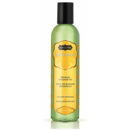 Массажное масло Naturals Coconut Pineapple с ароматом кокоса и ананаса - 236 мл.