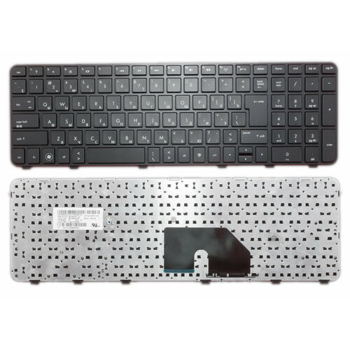 Клавиатура для ноутбука HP Pavilion dv6-6008TX черная с рамкой