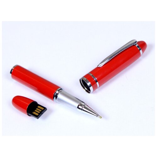 Флешка в виде ручки с мини чипом (8 Гб / GB USB 2.0 Красный/Red 370 Flash drive ручка VF-377)