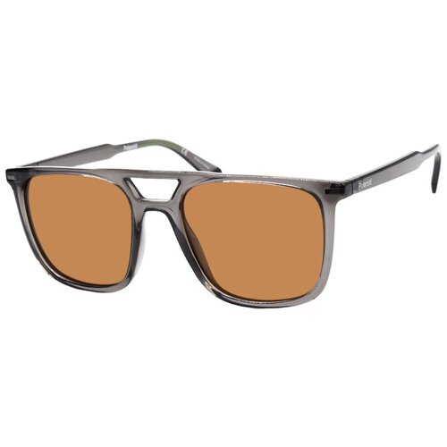 Солнцезащитные очки Polaroid PLD 4123/S, серый, оранжевый